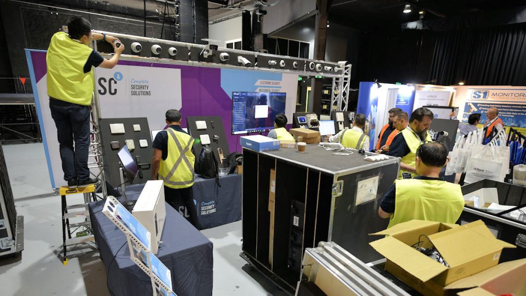Scenes From SecTech Sydney Setup | SEN.news - No. 1