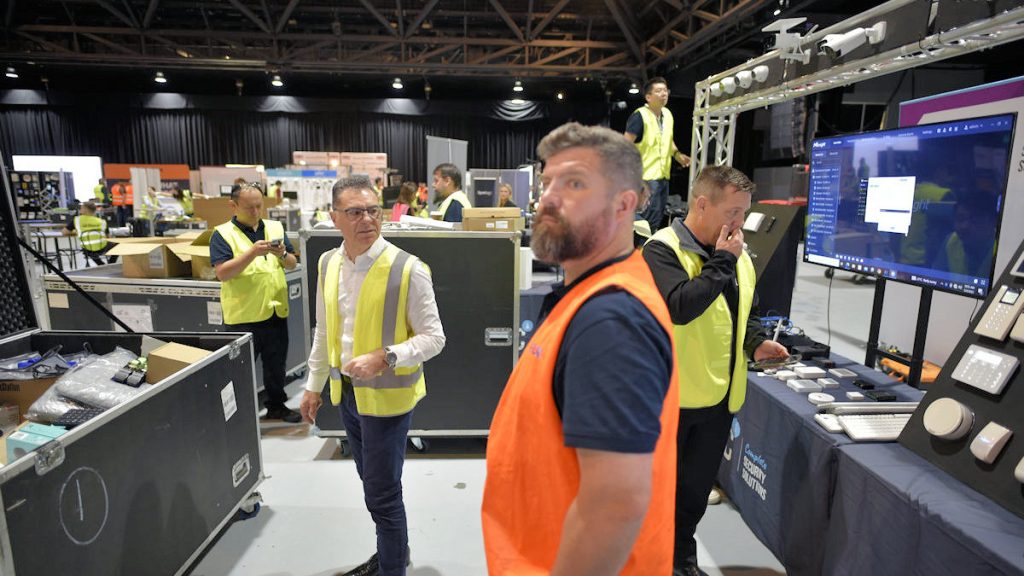 Scenes From SecTech Sydney Setup | SEN.news - No. 1