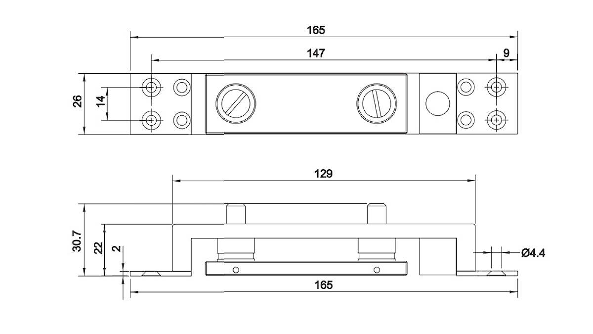 LOX SH2500 Electro Magnetic Shear Lock | SEN.news - No. 1