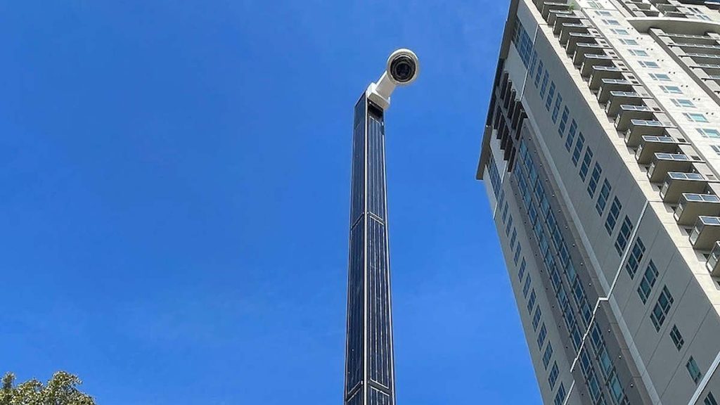 PowerStack Showing Modular Solar Poles At SecTech NZ | SEN.news - No. 1