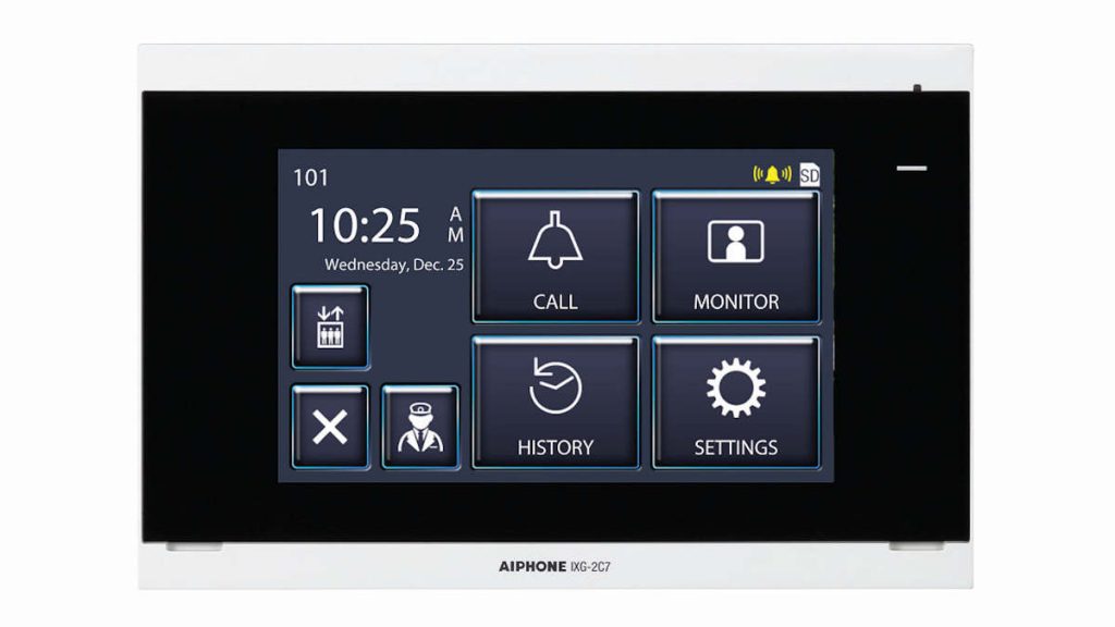 Aiphone IXG-2C7 IP Video Tenant Station For IXG Intercom Systems | SEN ...